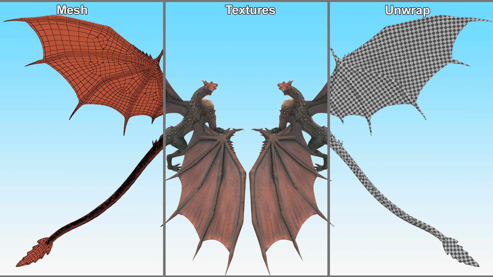 3D Model Fantastical Dragons Collection - TurboSquid 2181067