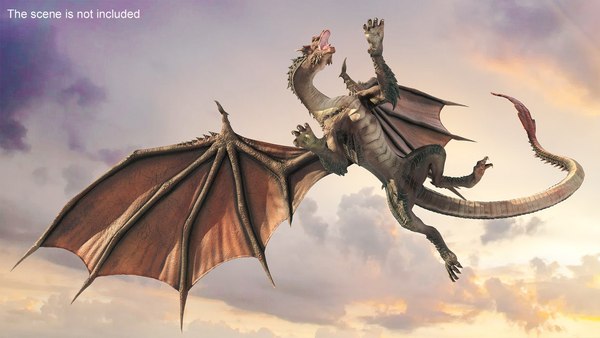 modelo 3d Colección de dragones fantásticos - TurboSquid 2181067