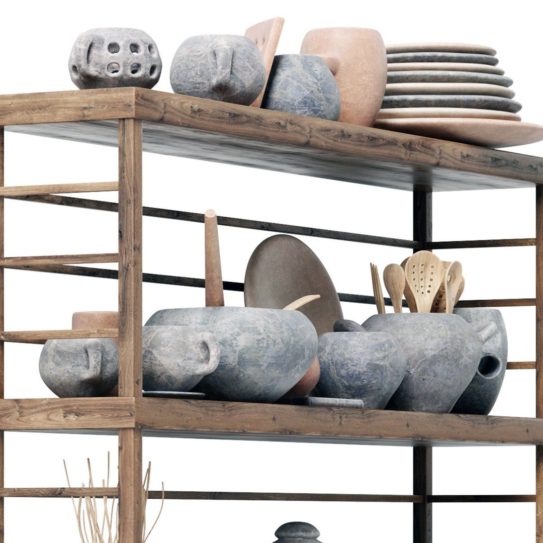 Modern pottery and vessel handicraft models 3D model - TurboSquid 2056532