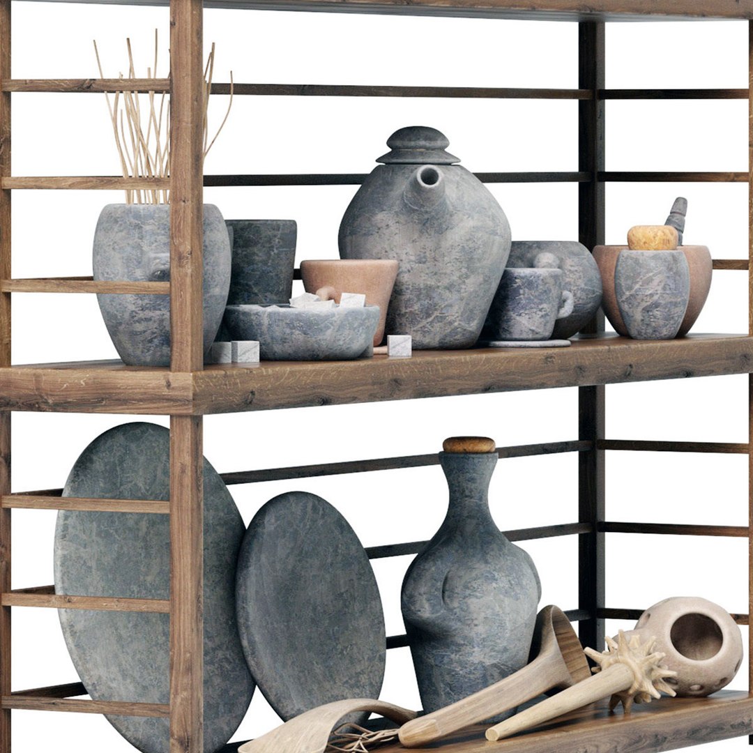 Modern pottery and vessel handicraft models 3D model - TurboSquid 2056532