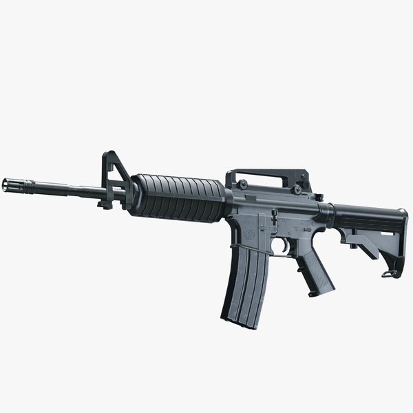 modelo 3d M4A1 con texturas 9k verts - TurboSquid 2369395