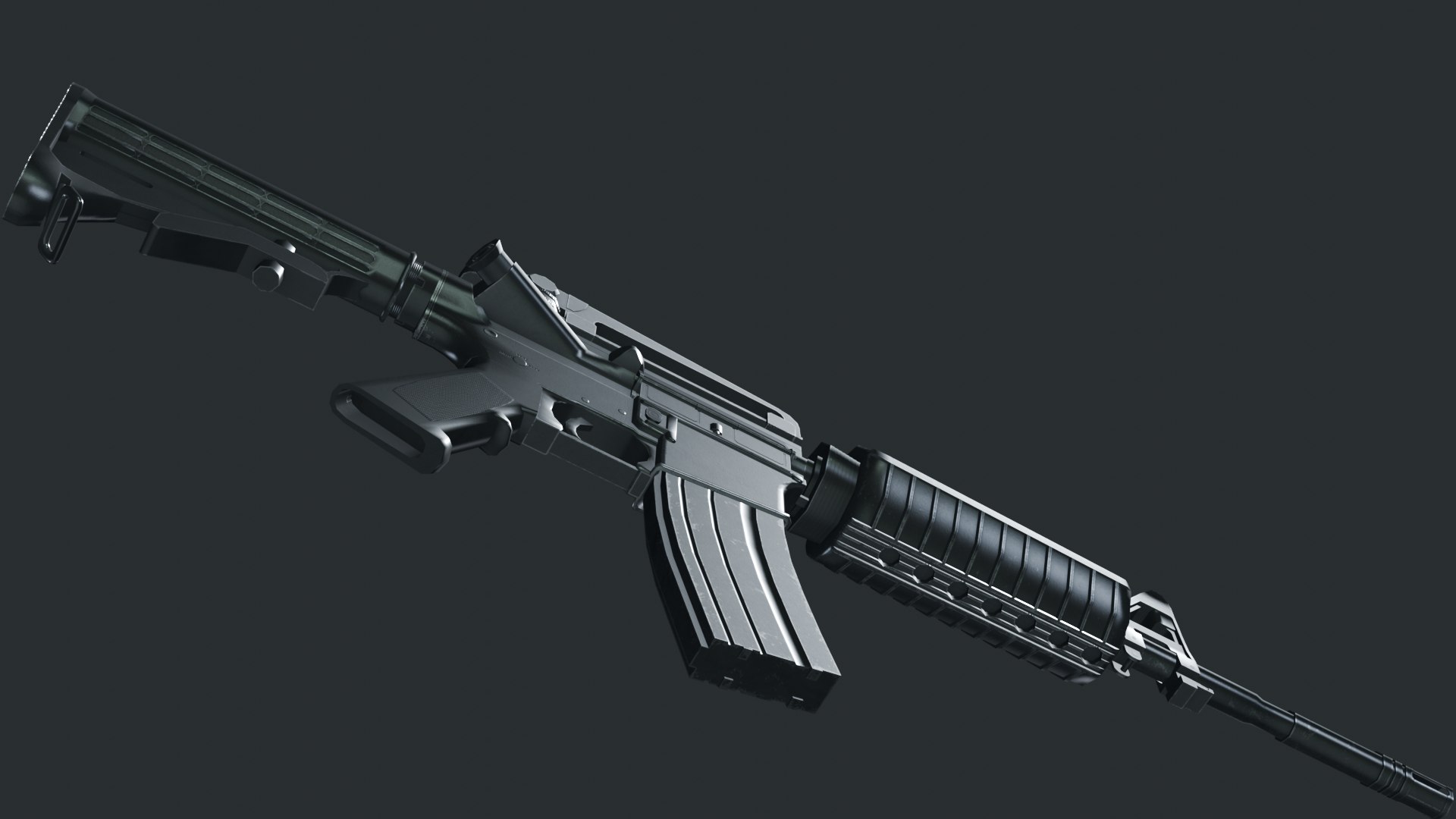 3D Model M4A1 Game-ready - TurboSquid 2369395