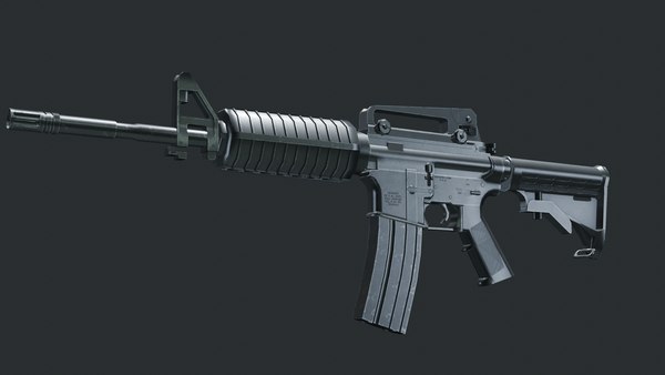 modelo 3d M4A1 con texturas 9k verts - TurboSquid 2369395