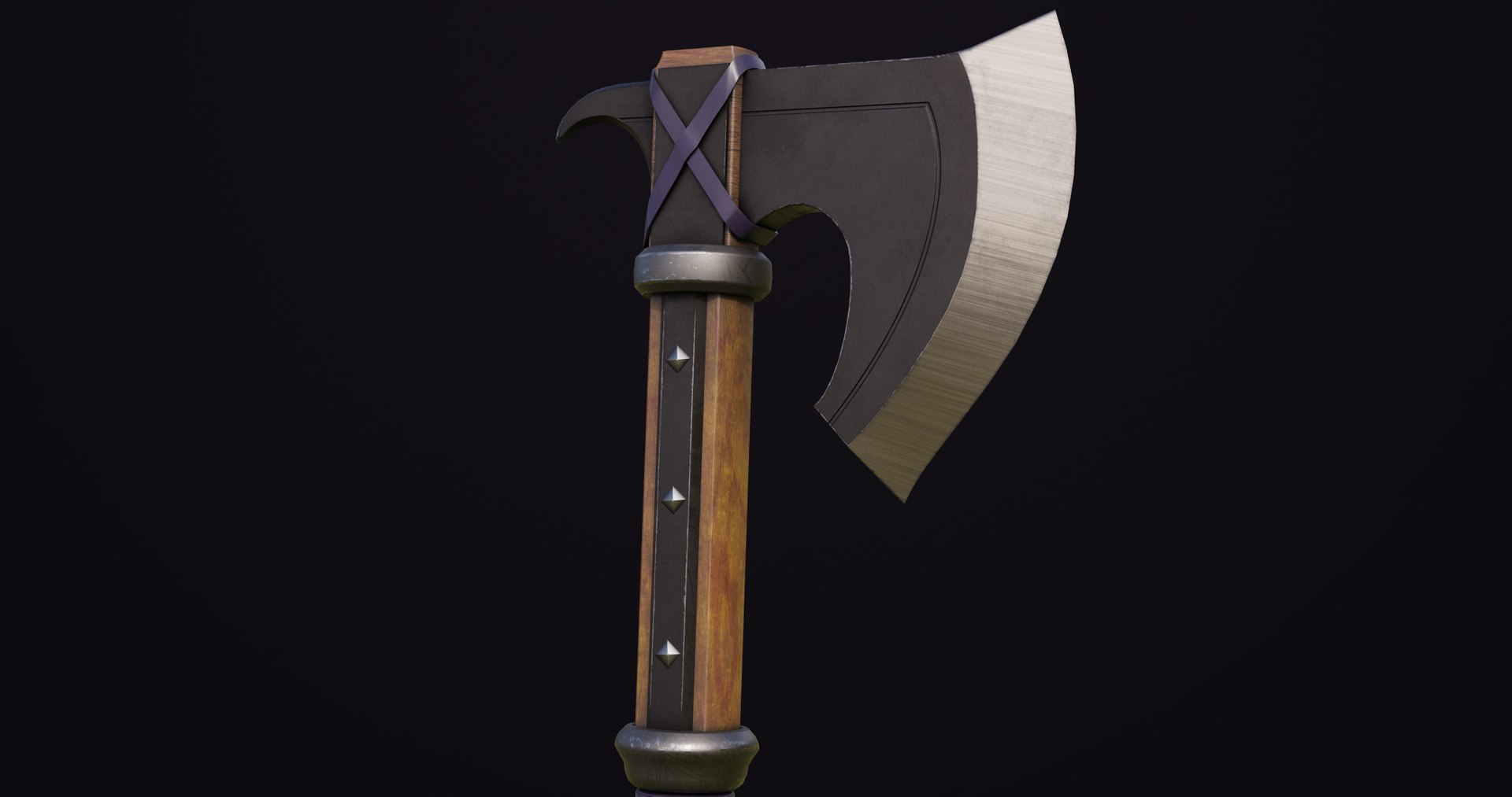 Battle Axe 14 Violet Handle All PBR Unity UE Textures 3D - TurboSquid 2060230