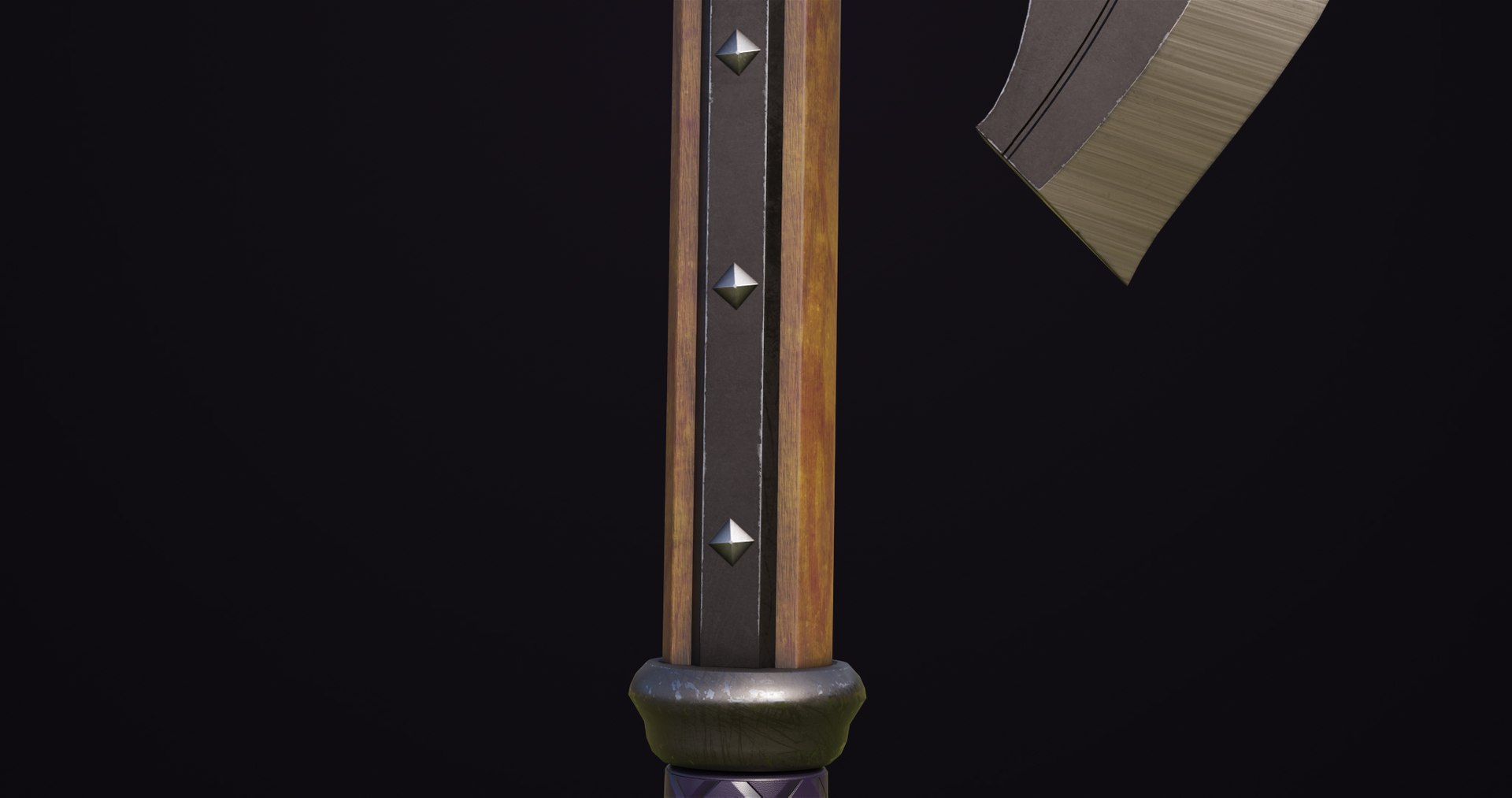 Battle Axe 14 Violet Handle All PBR Unity UE Textures 3D - TurboSquid 2060230