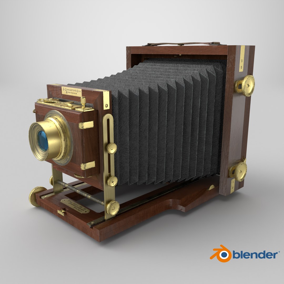 3D Model Victorian Camera - TurboSquid 2237528