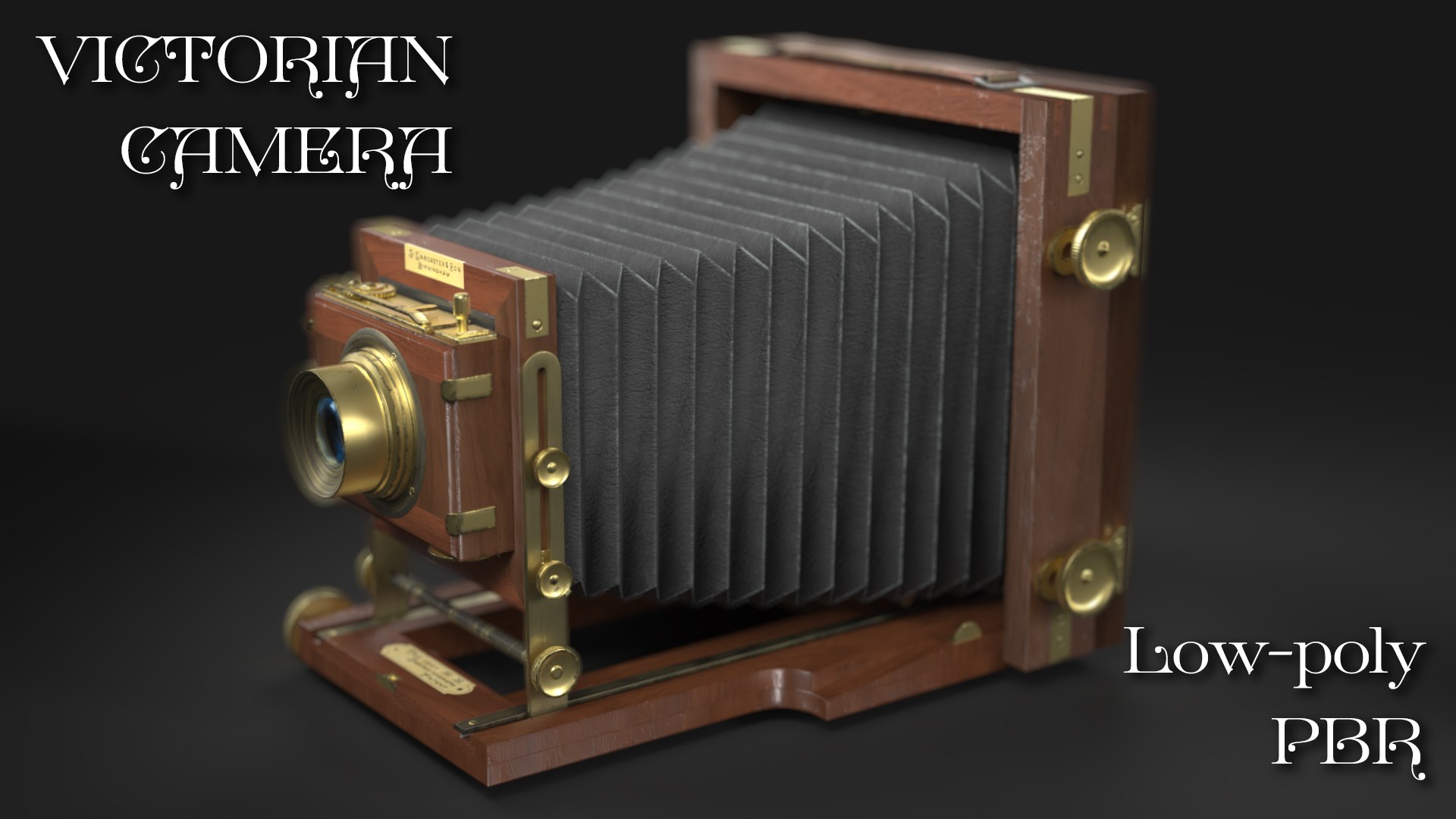 3D Model Victorian Camera - TurboSquid 2237528