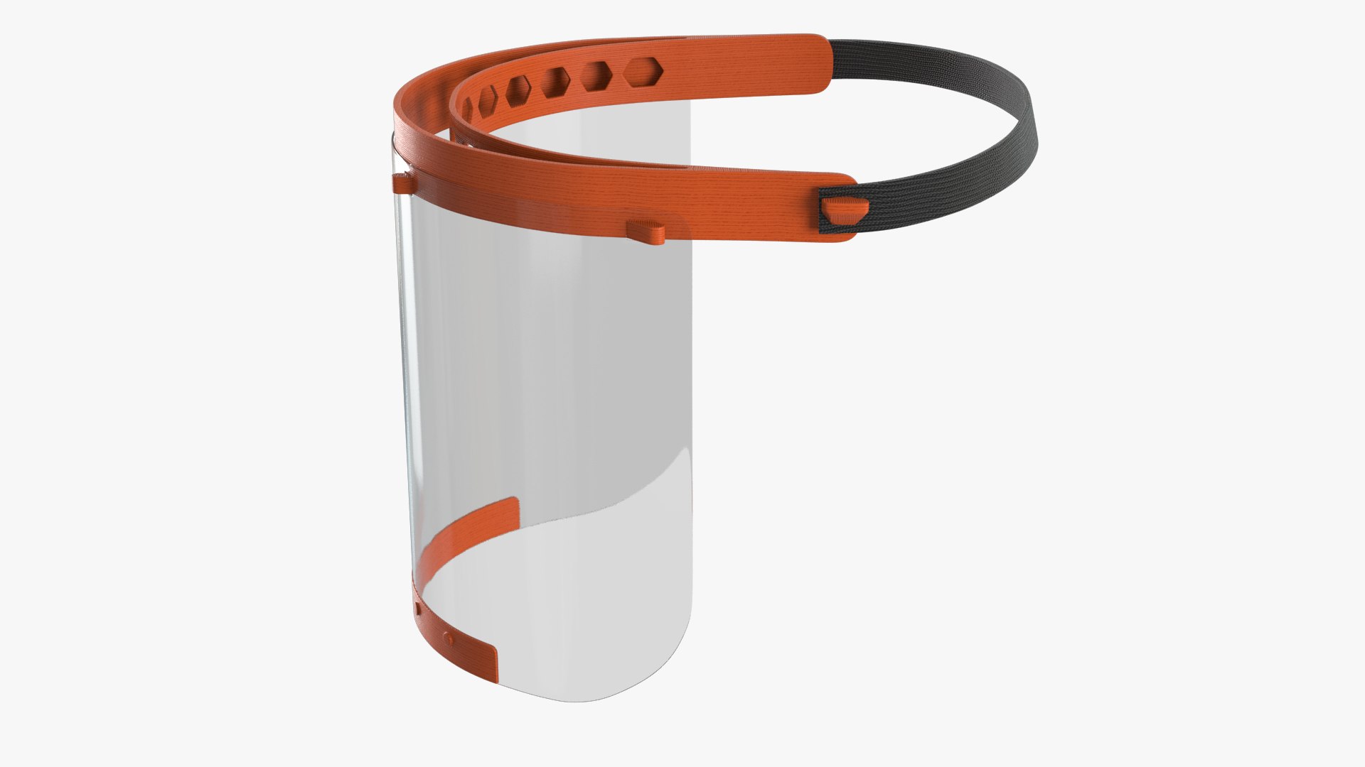 Medical Face Shield 3D Model - TurboSquid 1542101