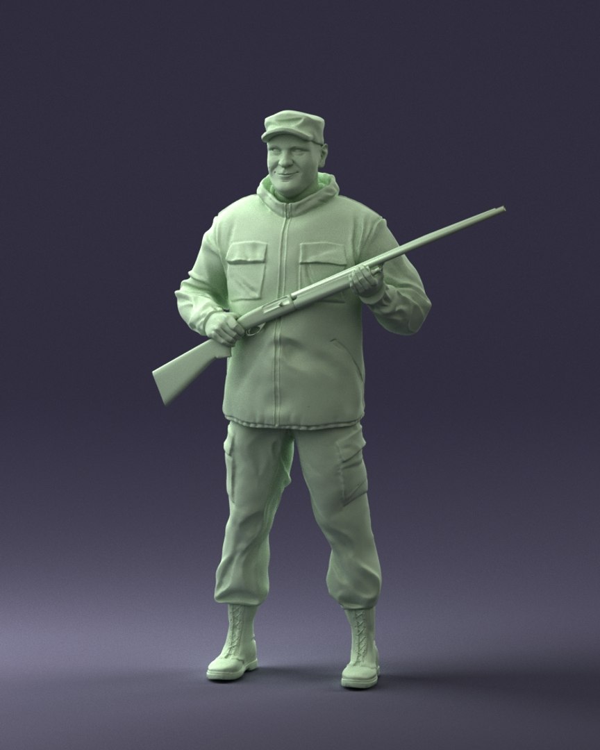 Hunter 3D Model - TurboSquid 1472941