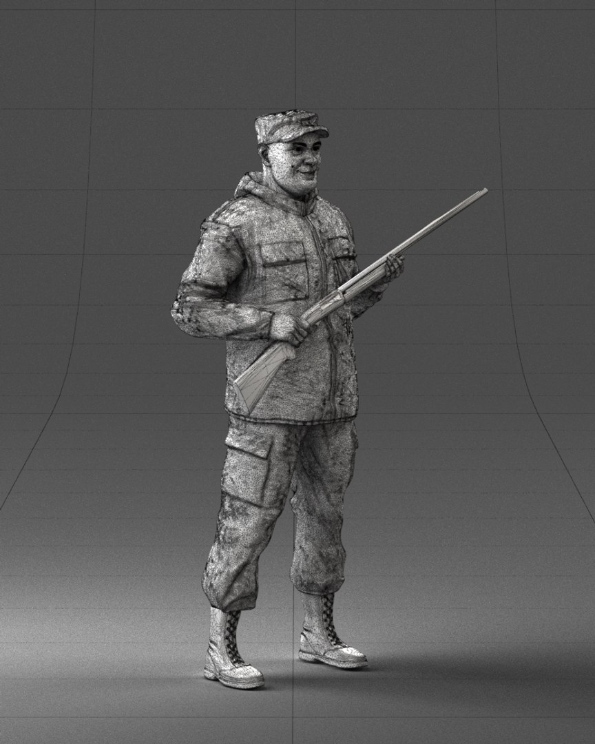 Hunter 3D Model - TurboSquid 1472941