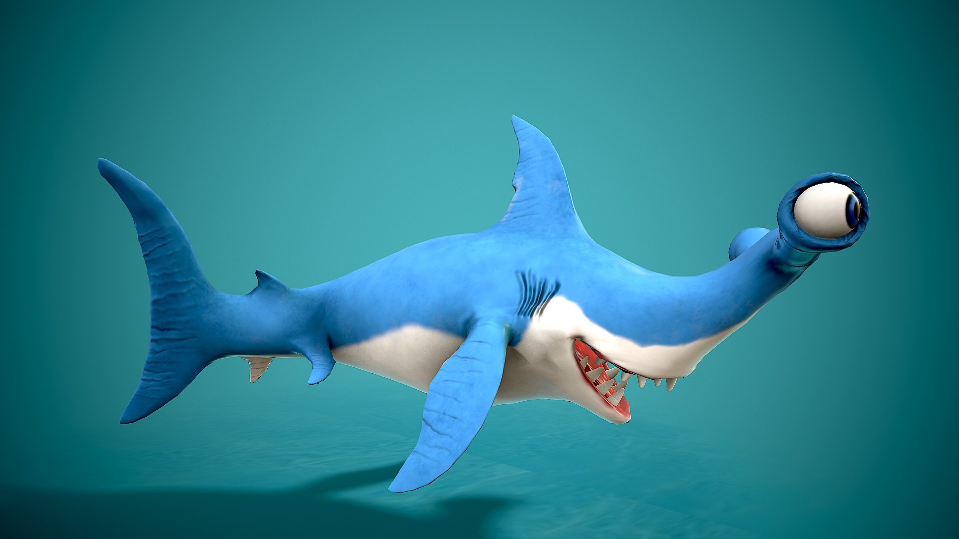 Cartoon Sharks Pack 3D - TurboSquid 2123348