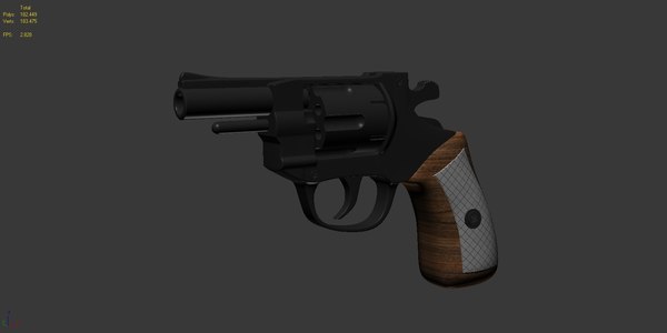 revolver 3d max