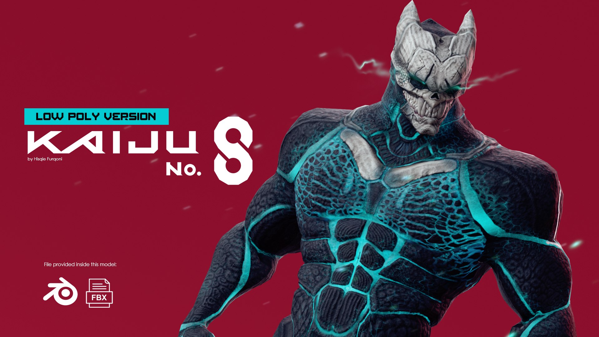 3D Low Poly - Kaiju No 8 - Hibino Kafka Model - TurboSquid 2246508