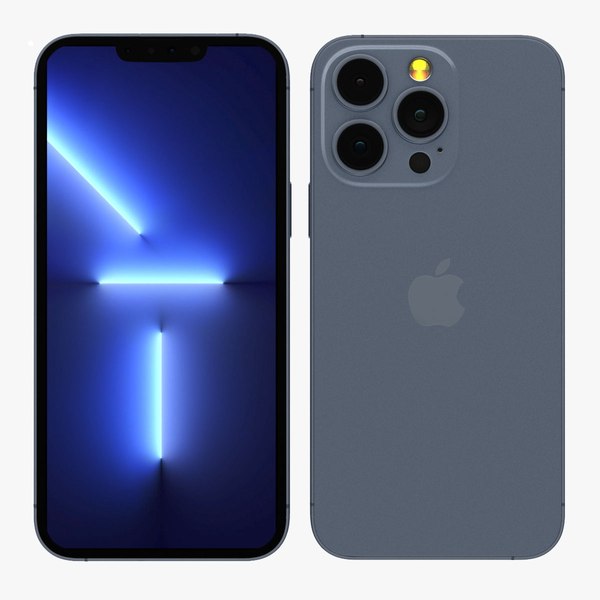modelo 3d iPhone 13 Pro Max Sierra Azul - TurboSquid 1809518