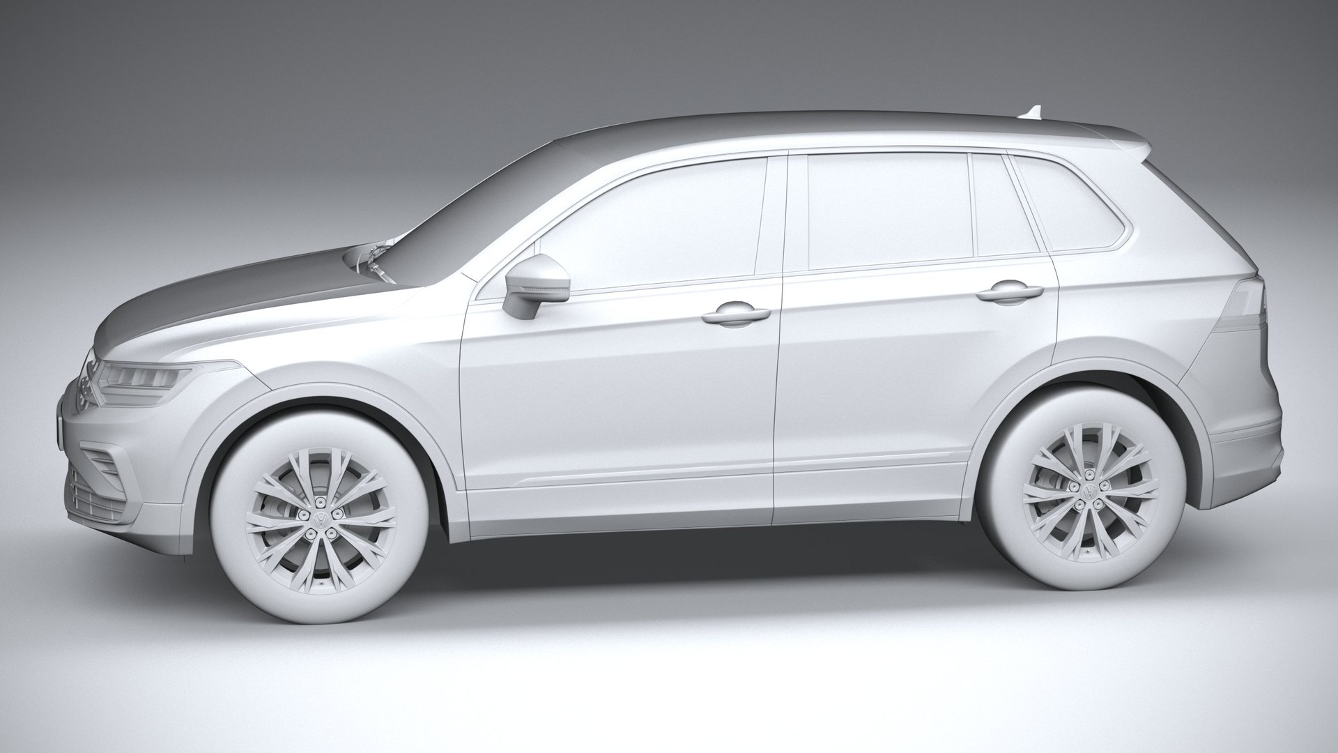 Volkswagen tiguan 2021 3D model - TurboSquid 1604291