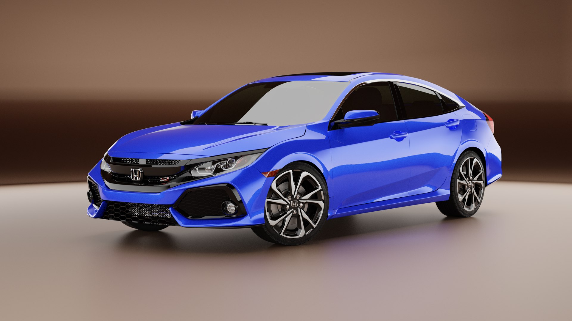 3D Sedan Honda Civic - TurboSquid 1617600