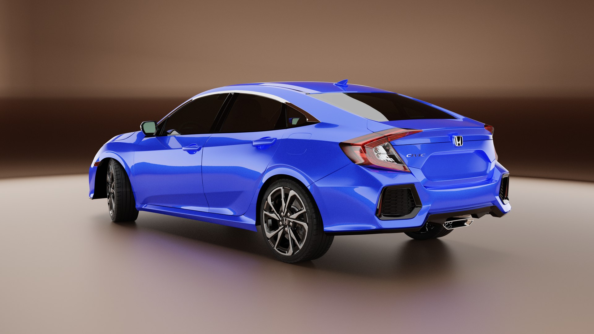 3D Sedan Honda Civic - TurboSquid 1617600