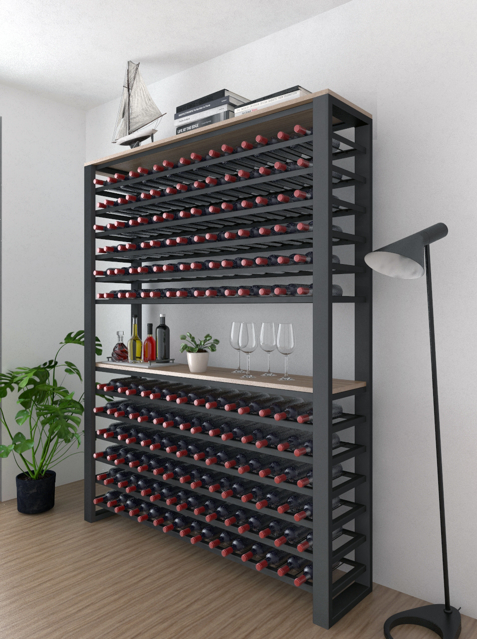 Wine Rack 3D model - TurboSquid 1859204