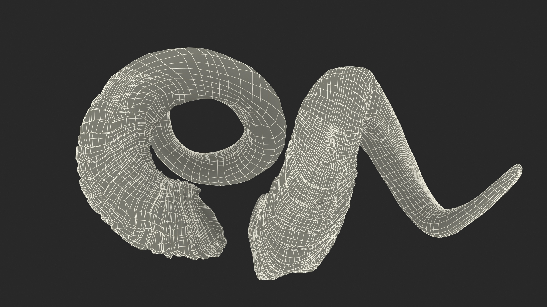 how to draw twisted horns