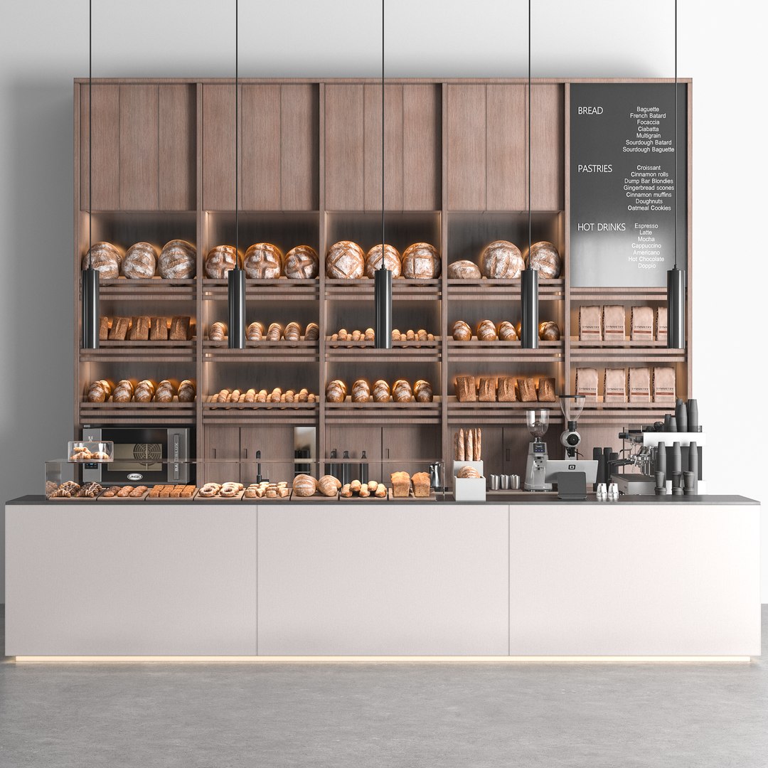 Cafe Bakery 02 3D - TurboSquid 1941045