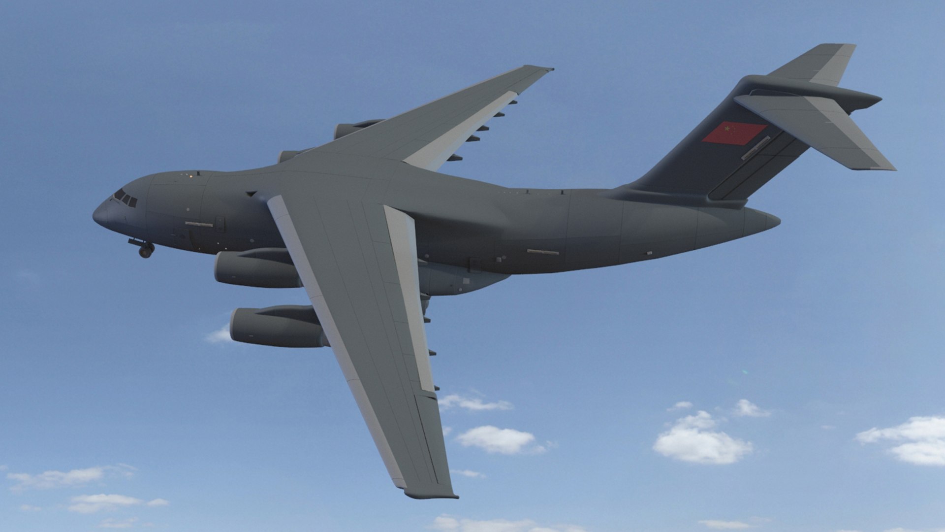 China Y-20 3D Model - TurboSquid 1236655