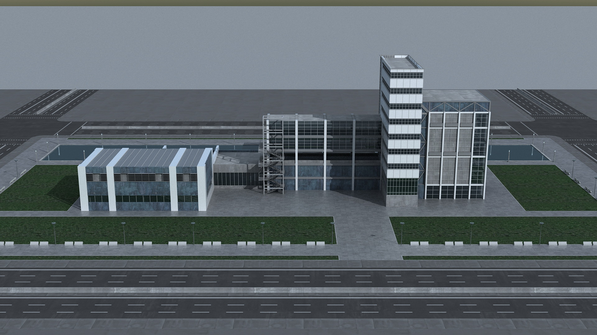 Modern Building 126 Scene model - TurboSquid 1721588