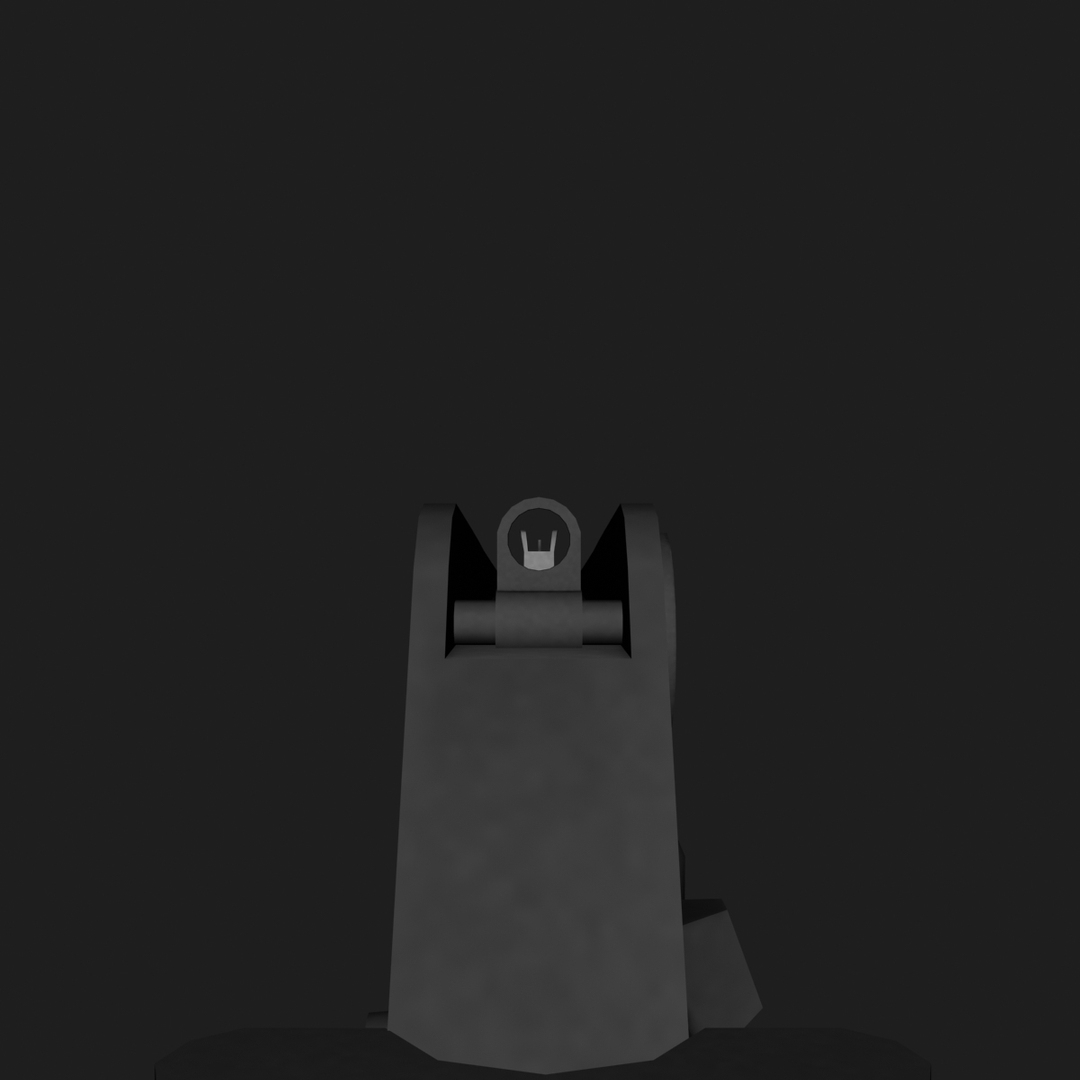 3d xm16-e1 rifle m16 model