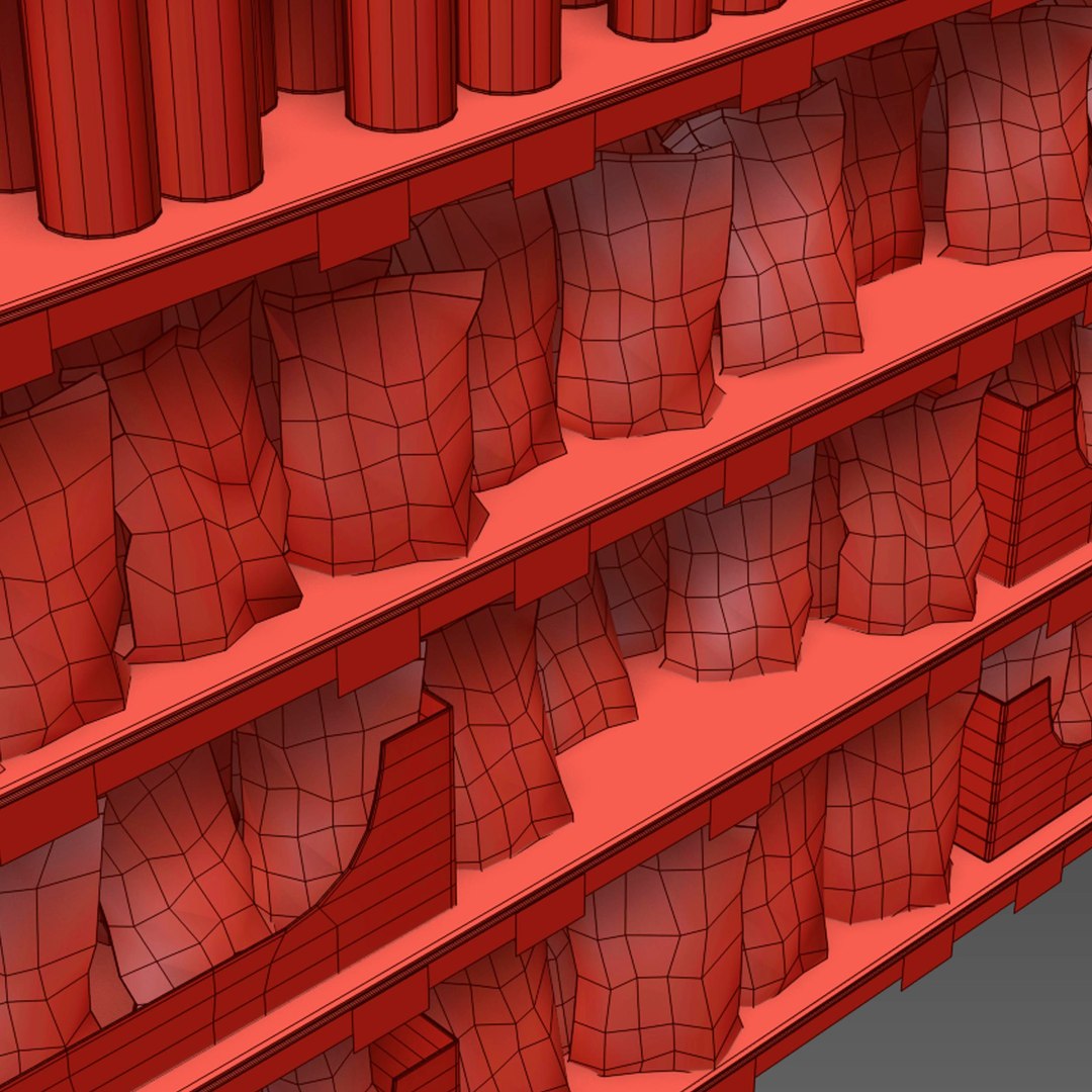 Showcase 021 Crisps 3D Model - TurboSquid 1519458
