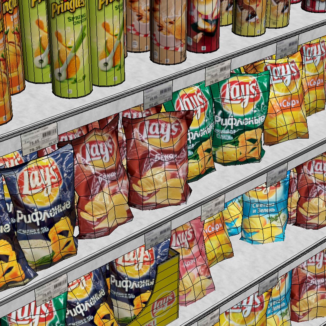 Showcase 021 Crisps 3D Model - TurboSquid 1519458