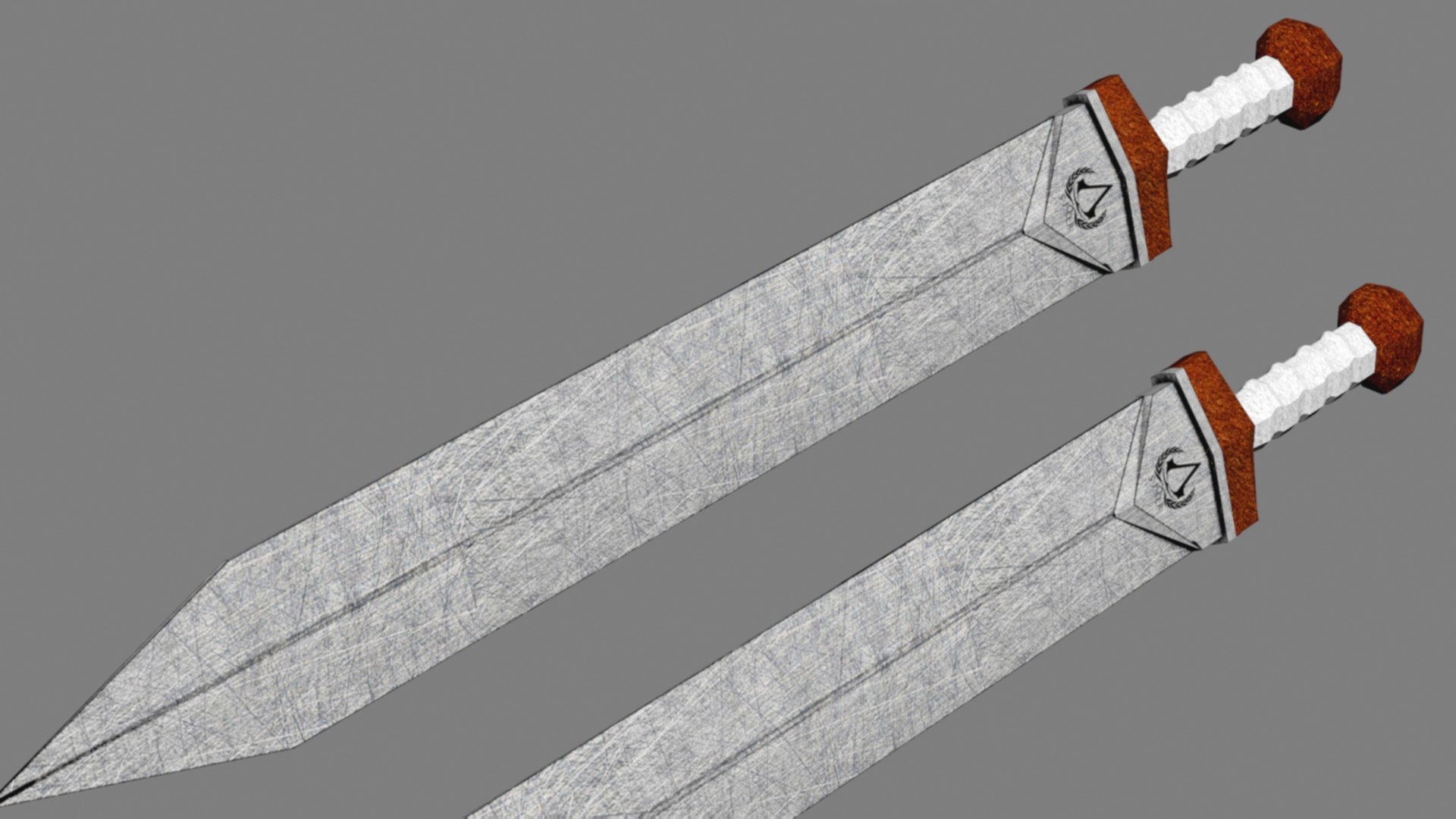 3d model of cartoon sword