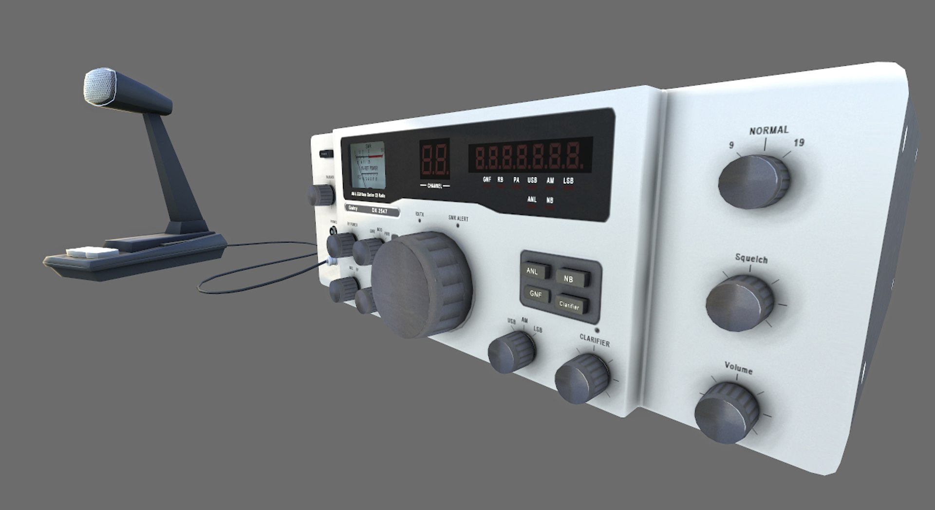 Cb Radio 3d Model