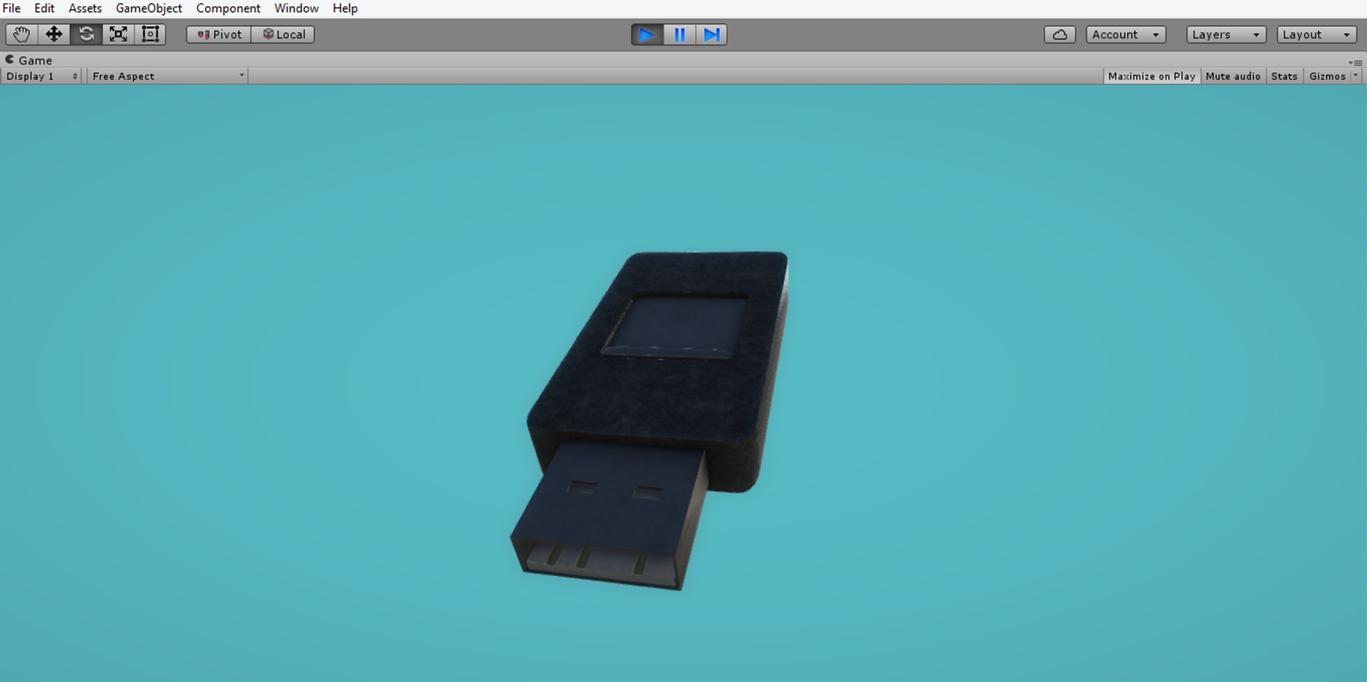 Pbr Pen Drive 3d Model