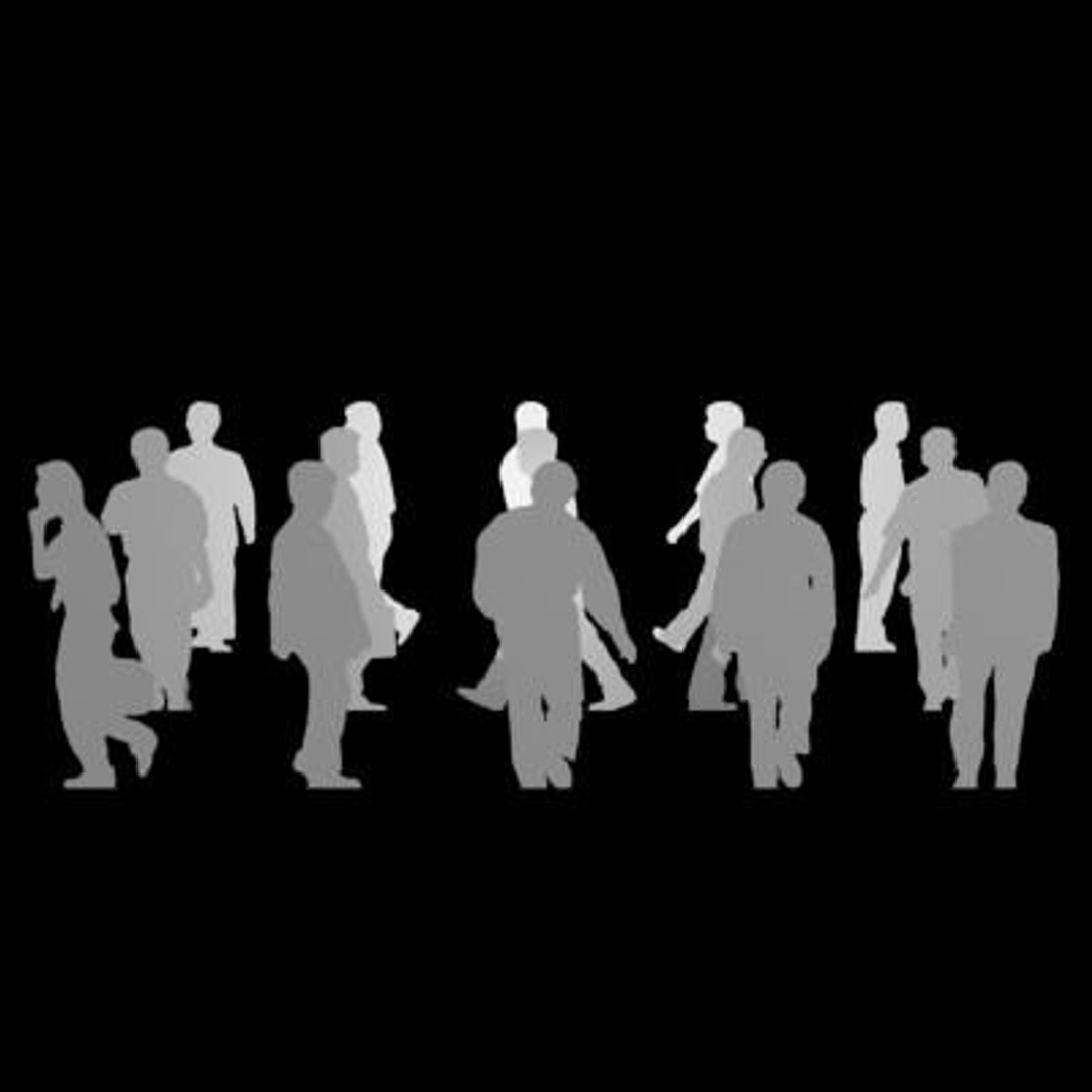 3d Random People Architectural