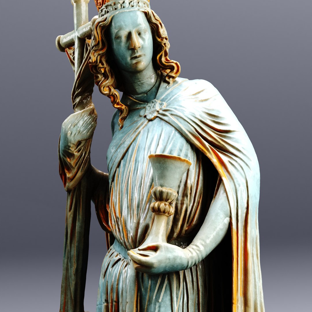3D Model Priest Sculpture - TurboSquid 2265437