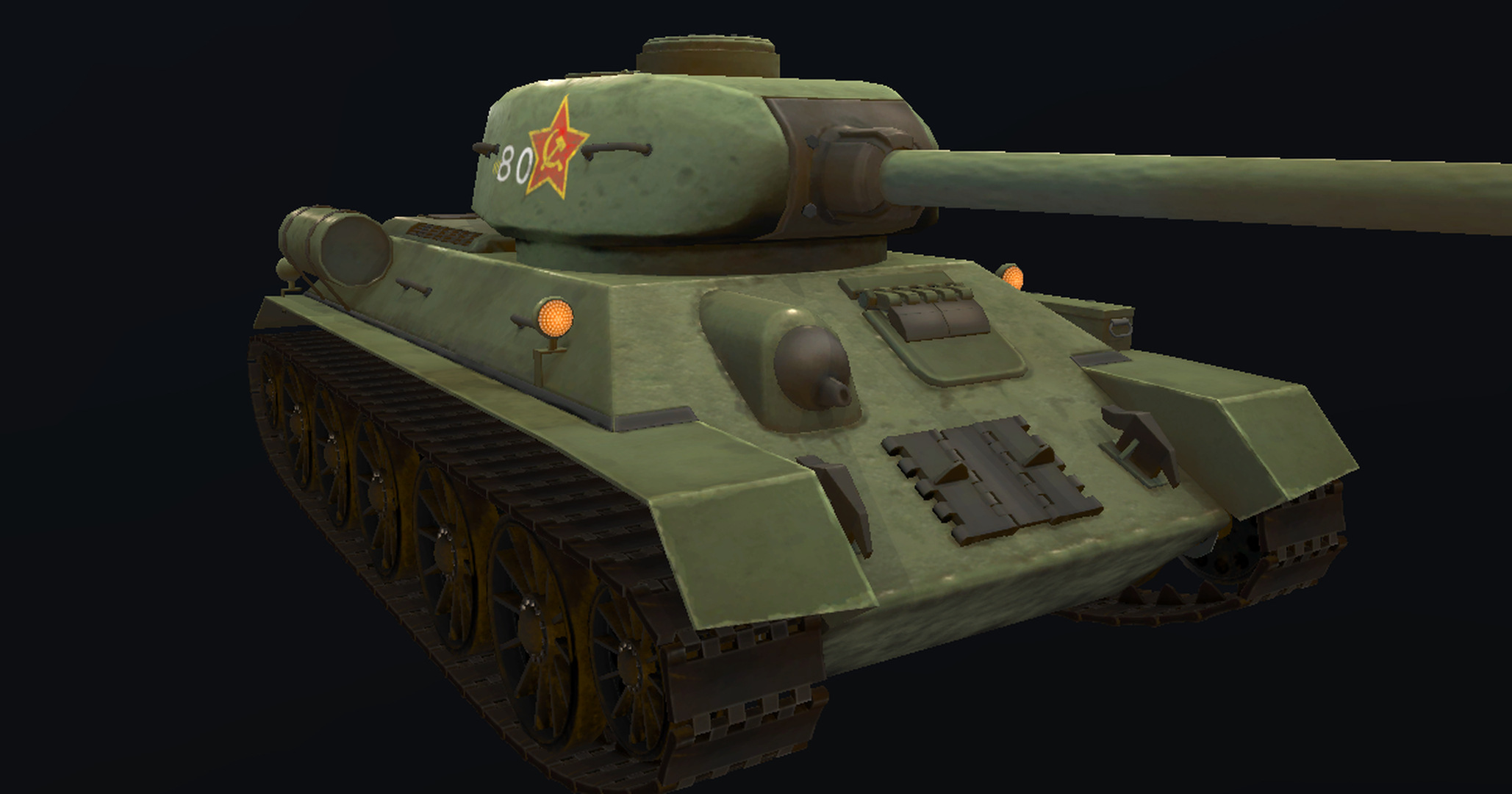 T-34 soviet tank hand-painted 3D model - TurboSquid 1690626