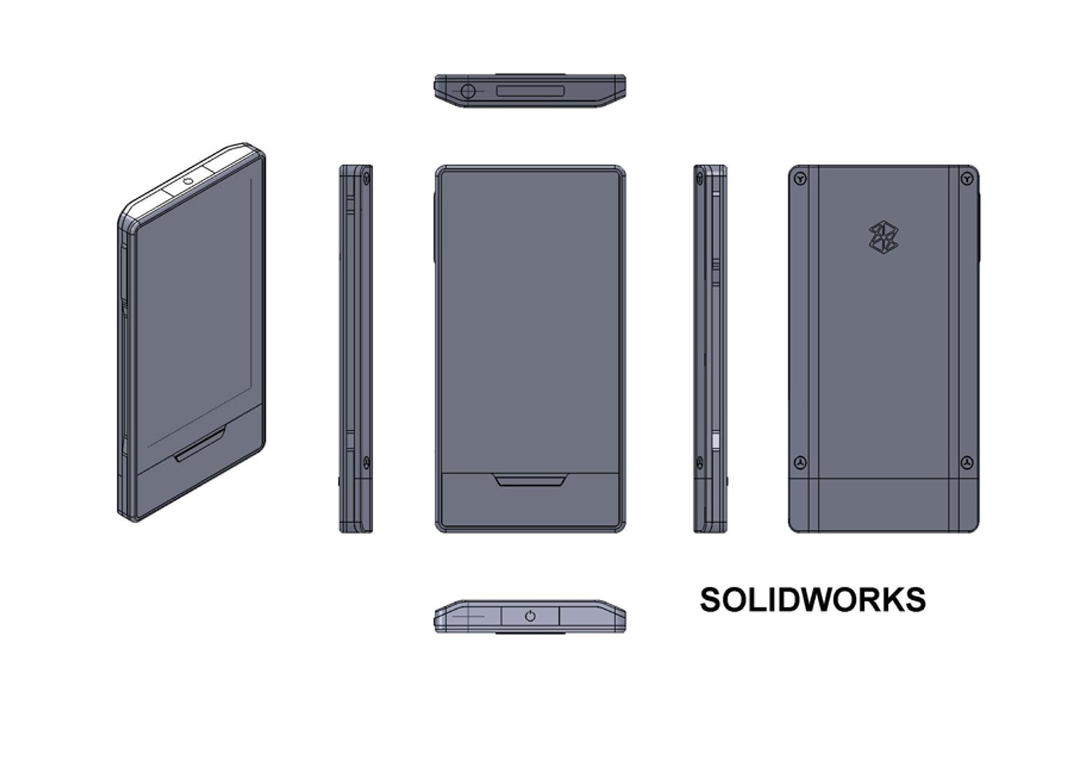 Microsoft Zune Hd Player 3d Model