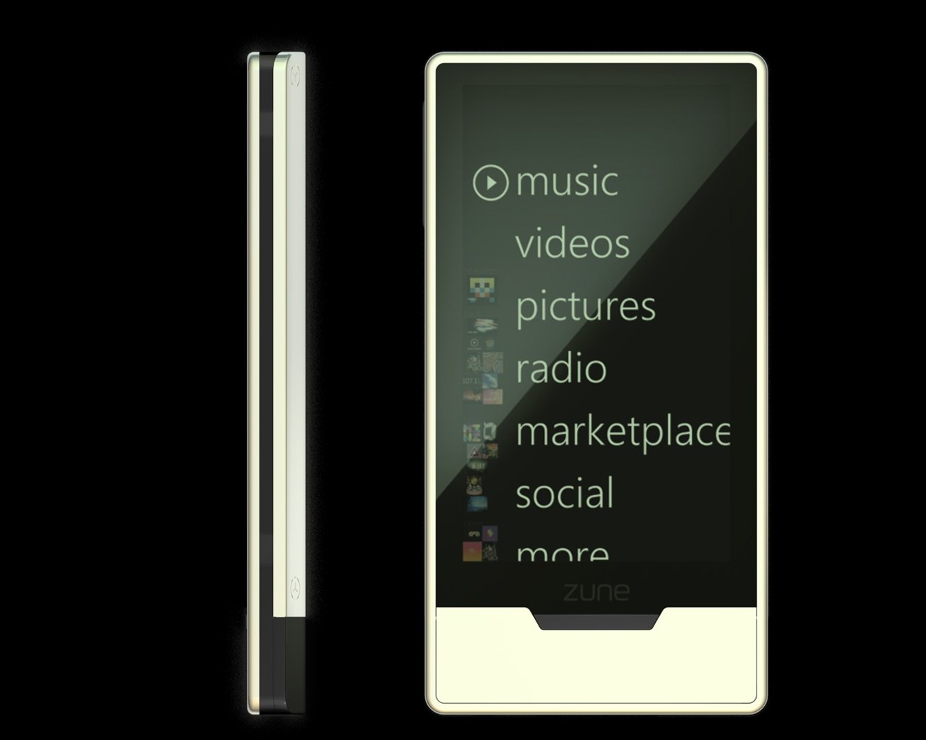 Microsoft Zune Hd Player 3d Model
