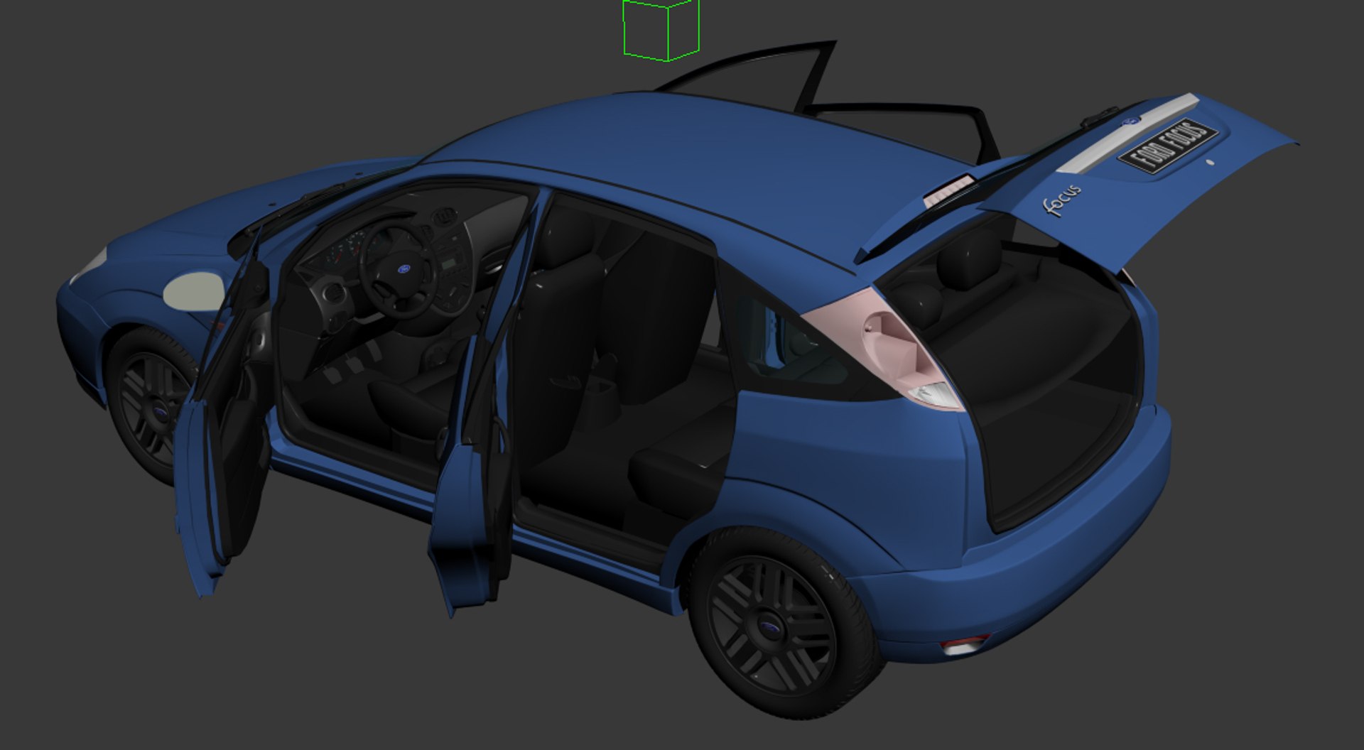 3D Ford Focus HB 1999 model - TurboSquid 2010798