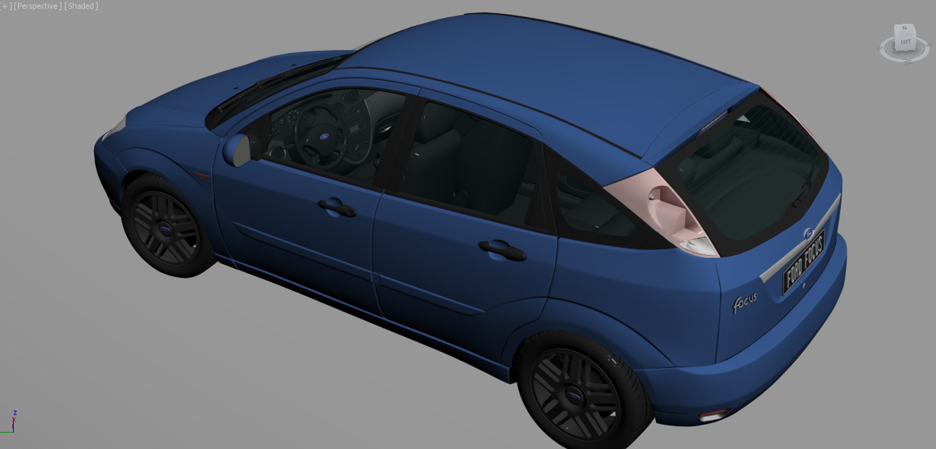 3D Ford Focus HB 1999 model - TurboSquid 2010798