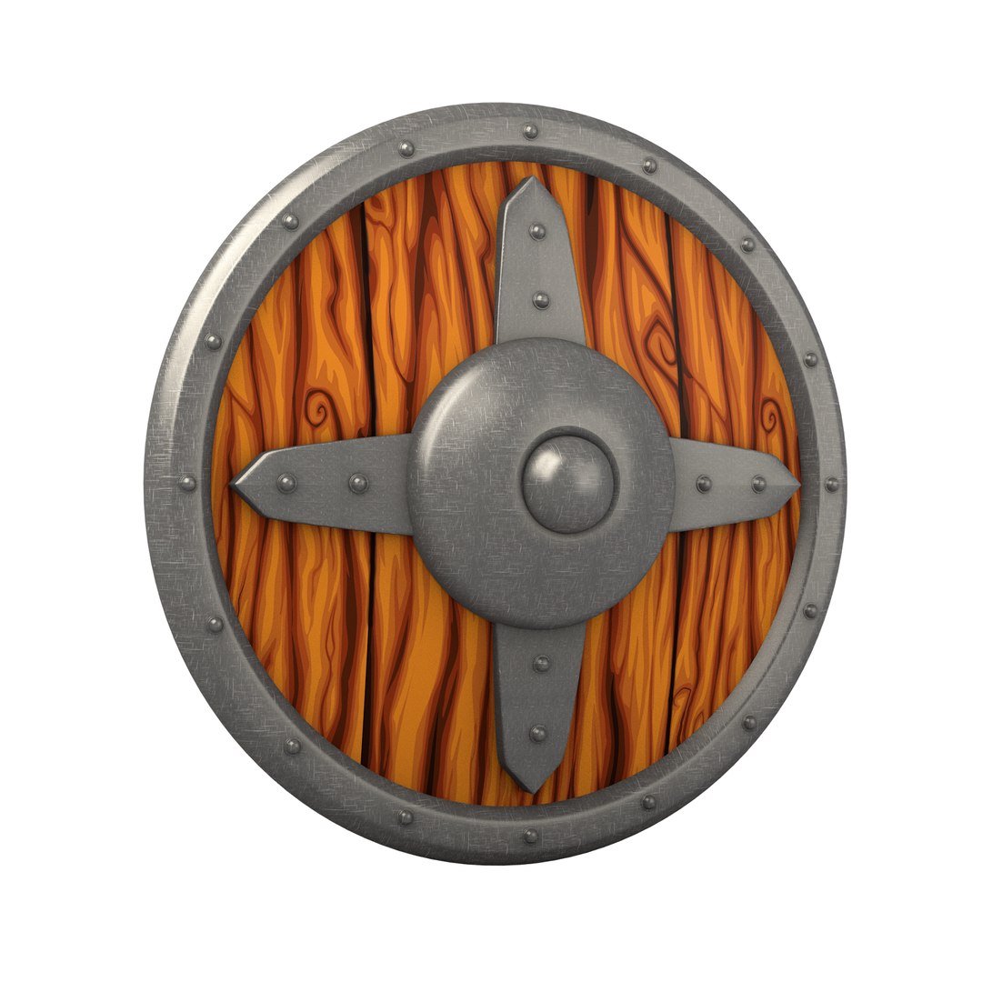 Cartoon Shield 3D Model - TurboSquid 1401942