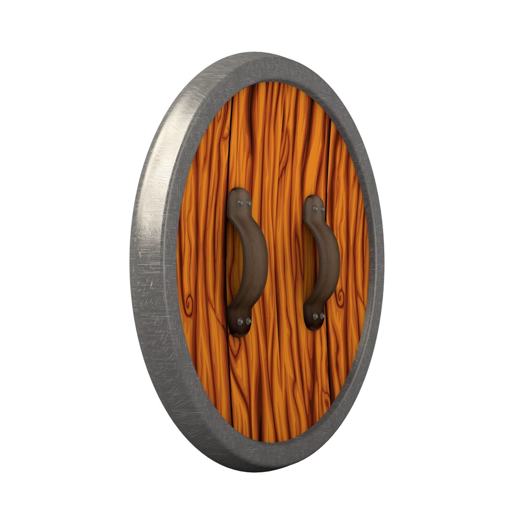 Cartoon Shield 3D Model - TurboSquid 1401942