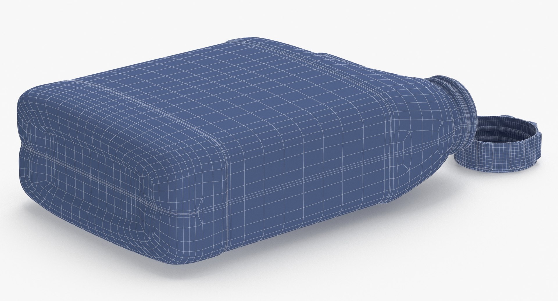 Plastic F Style Bottle 16oz With Child Resistant Cap 02 3D Model ...