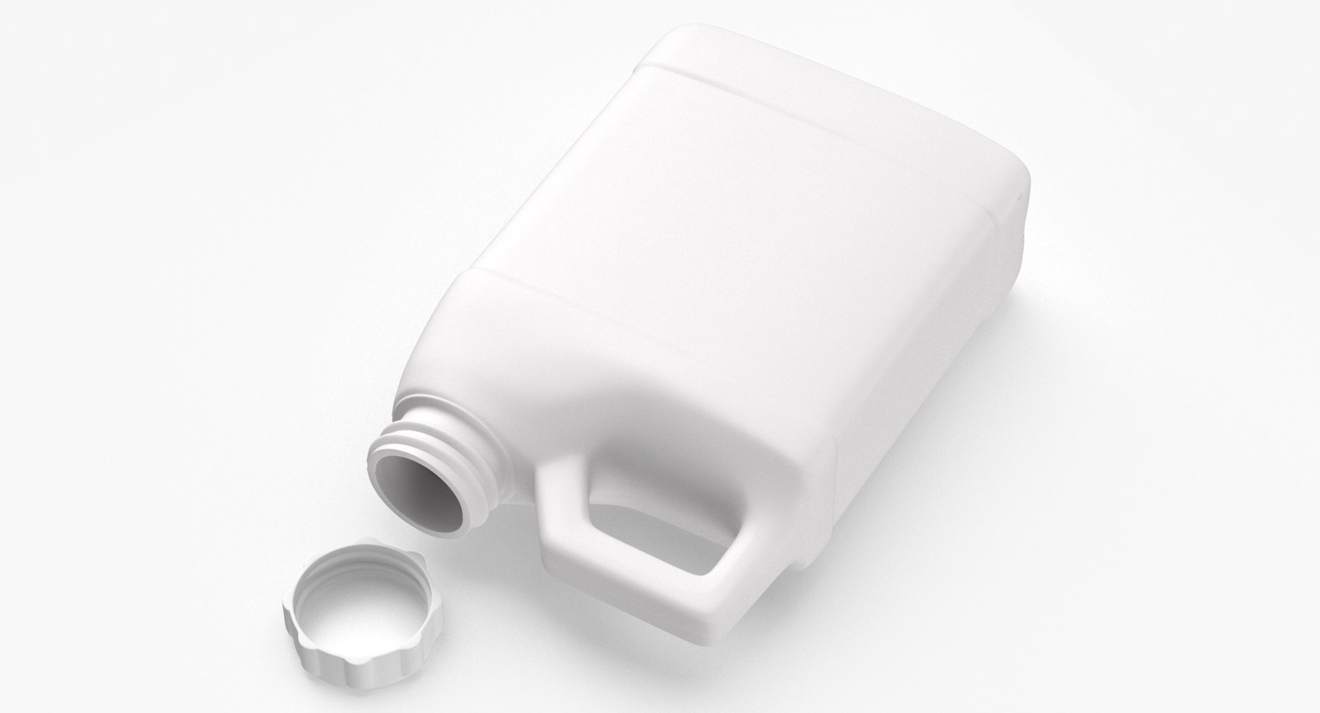 Plastic F Style Bottle 16oz With Child Resistant Cap 02 3D Model ...