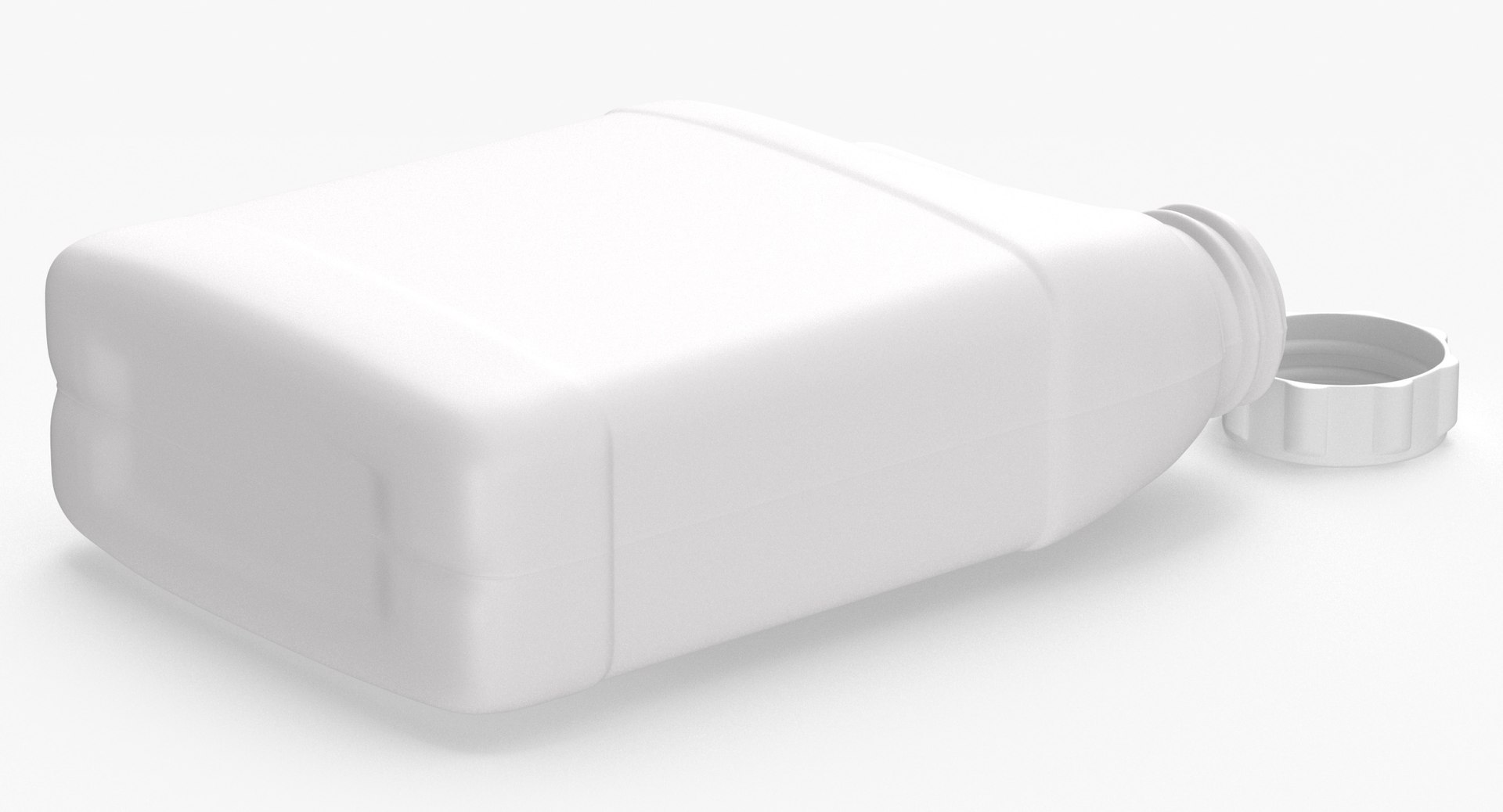 Plastic F Style Bottle 16oz With Child Resistant Cap 02 3D Model ...