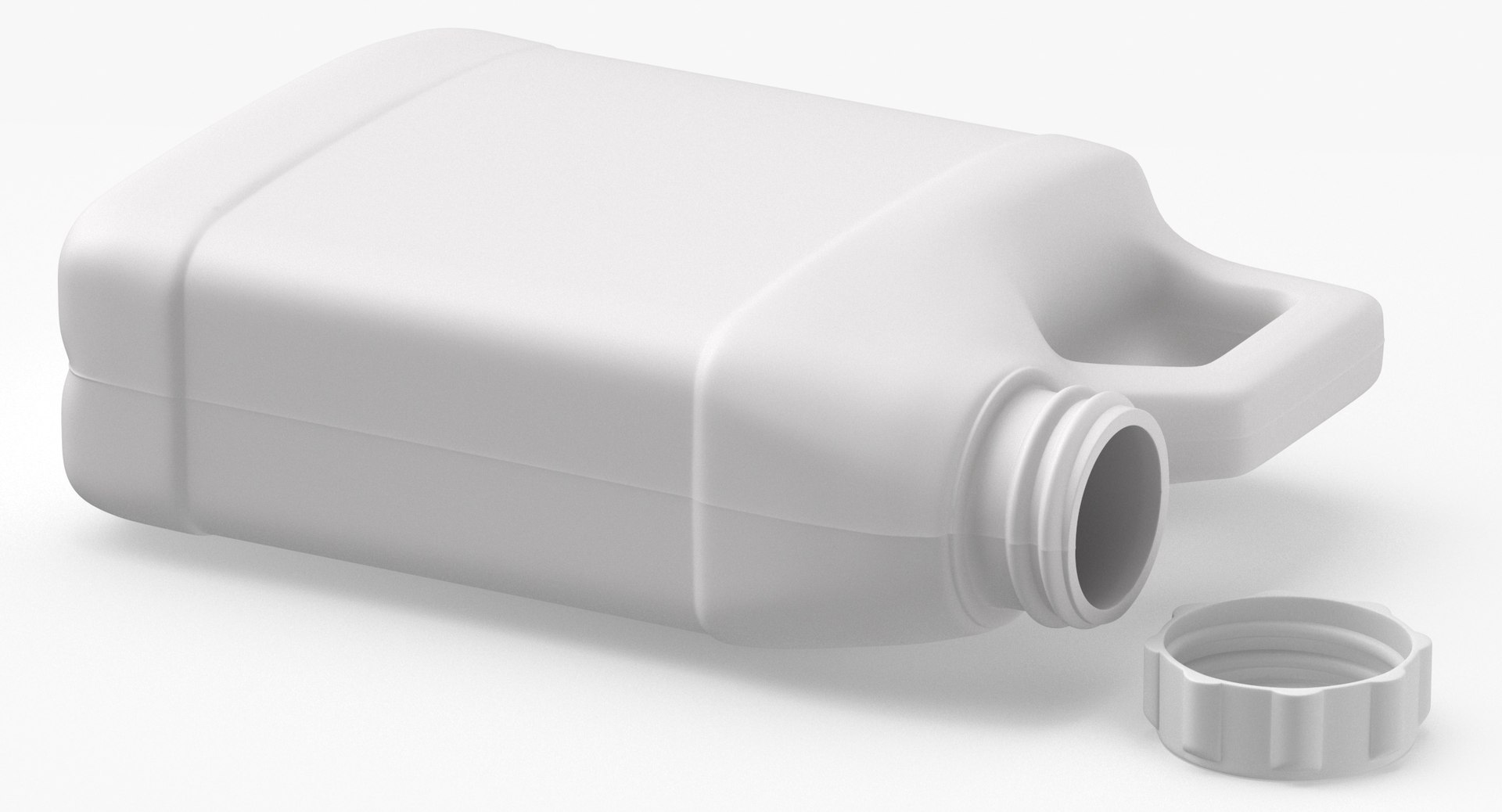 Plastic F Style Bottle 16oz With Child Resistant Cap 02 3D Model ...