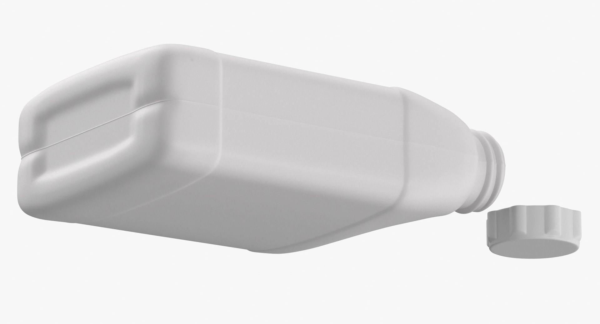 Plastic F Style Bottle 16oz With Child Resistant Cap 02 3D Model ...