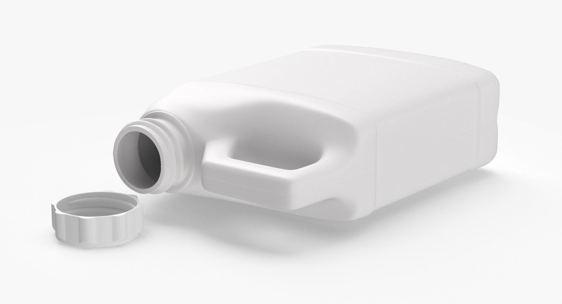 Plastic F Style Bottle 16oz With Child Resistant Cap 02 3D Model ...