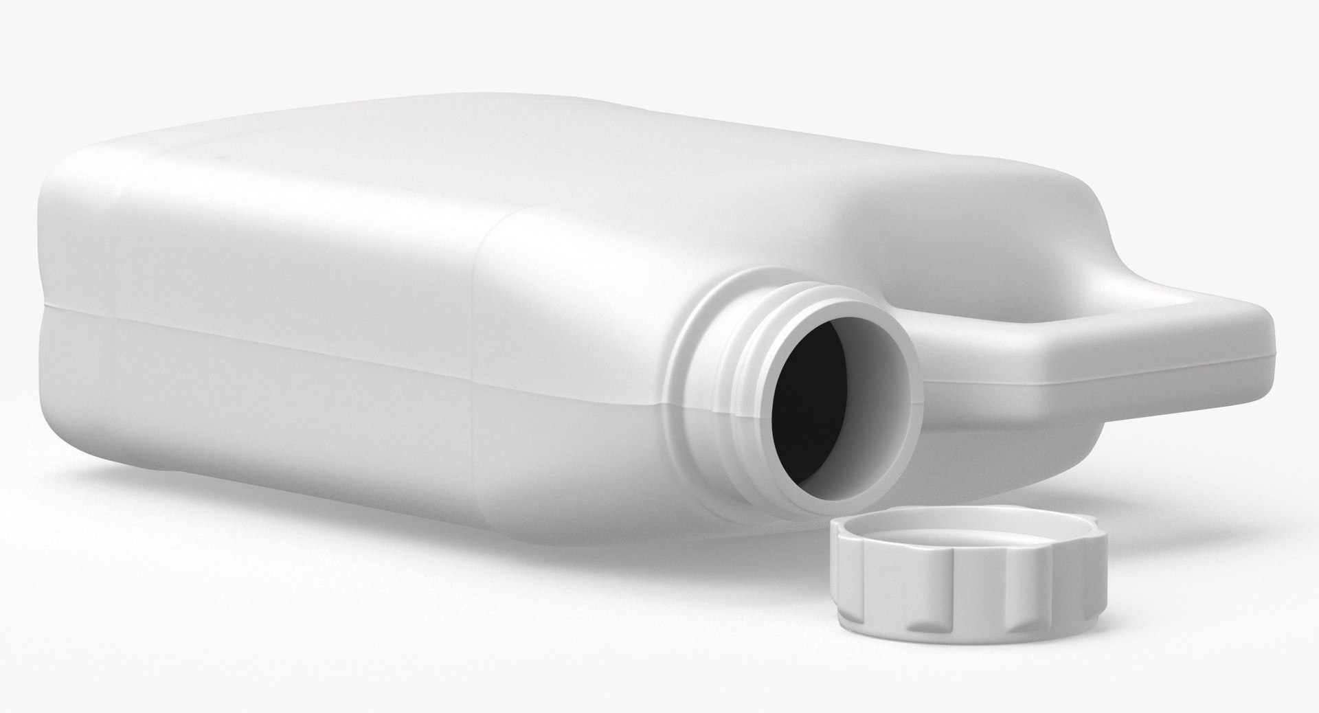 Plastic F Style Bottle 16oz With Child Resistant Cap 02 3D Model ...