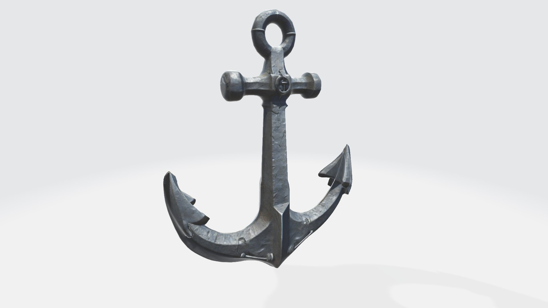 3D 3d Rendered Model Ship Anchor Or Boat Anchor - TurboSquid 2353422