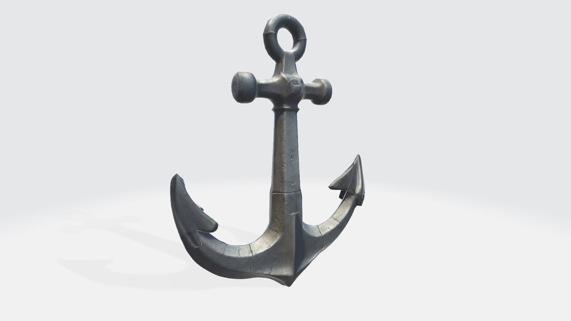 3D 3d Rendered Model Ship Anchor Or Boat Anchor - TurboSquid 2353422